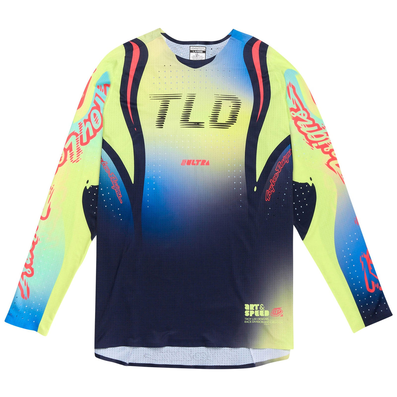 SE Ultra Jersey Drip Glo Yellow / Dark Navy – Troy Lee Designs UK