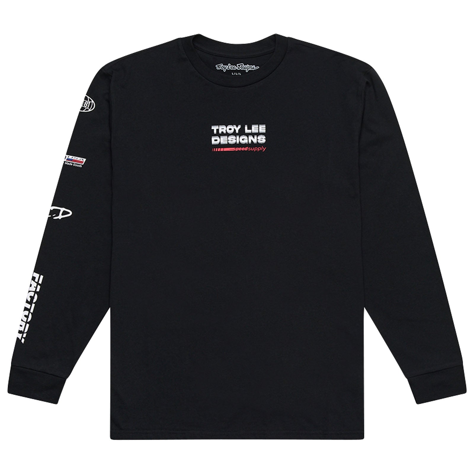 Long Sleeve Tee Factory Black – Troy Lee Designs UK